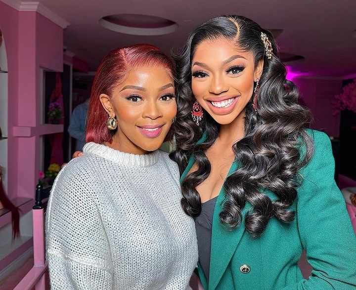 Thembi Seete Excited As She Met Khosi Twala. - South Africa Rich And Famous